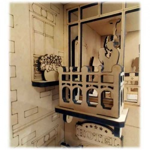 Hotel MDF Book Nook Kit